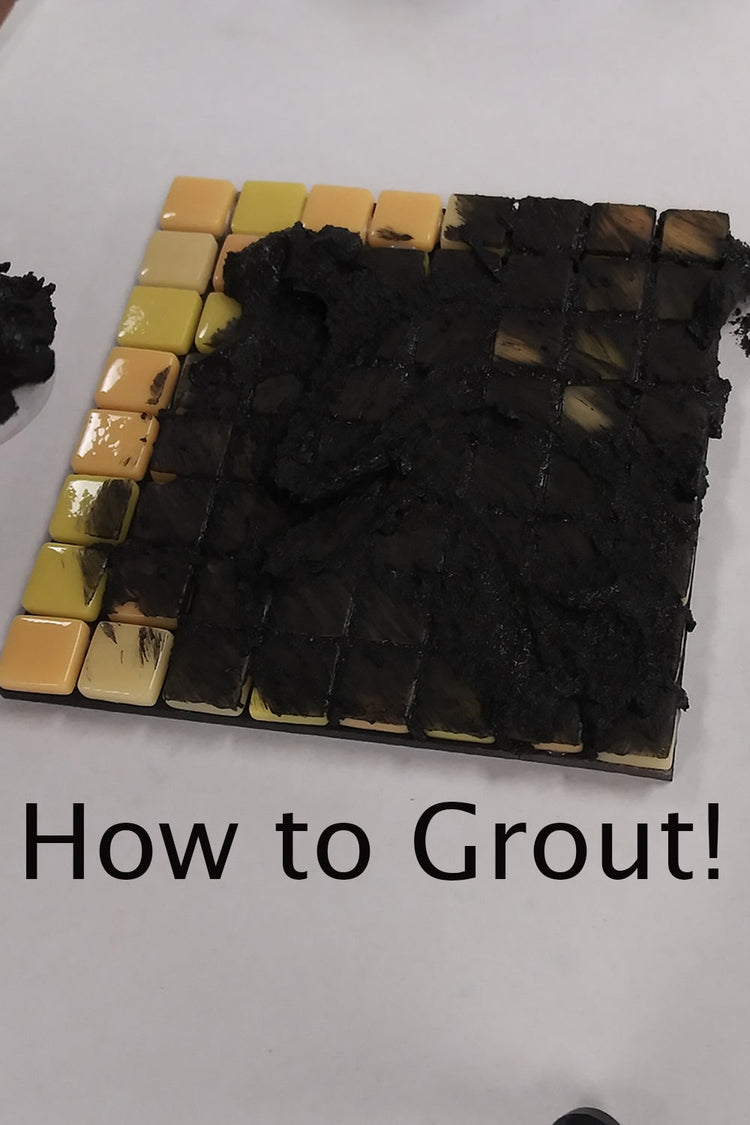 How to Grout Mosaic Artwork – Kismet Mosaic
