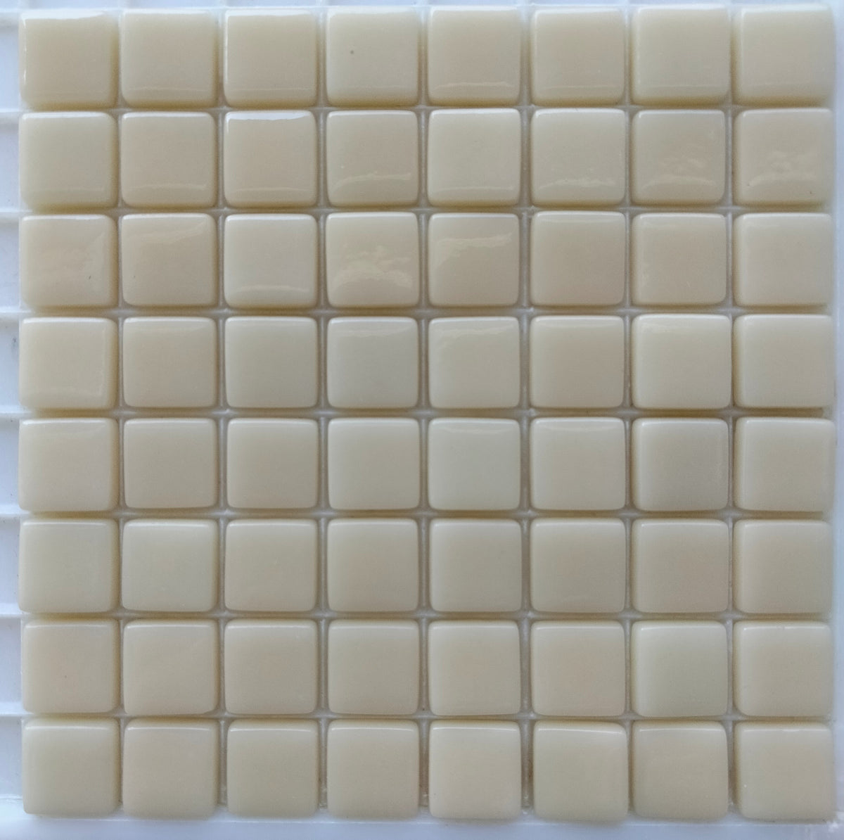 12mm Wheat??¨Gloss Mosaic Tiles sheeted tile – Kismet Mosaic