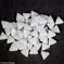 740-g - Zinc White Triangles – Kismet Mosaic
