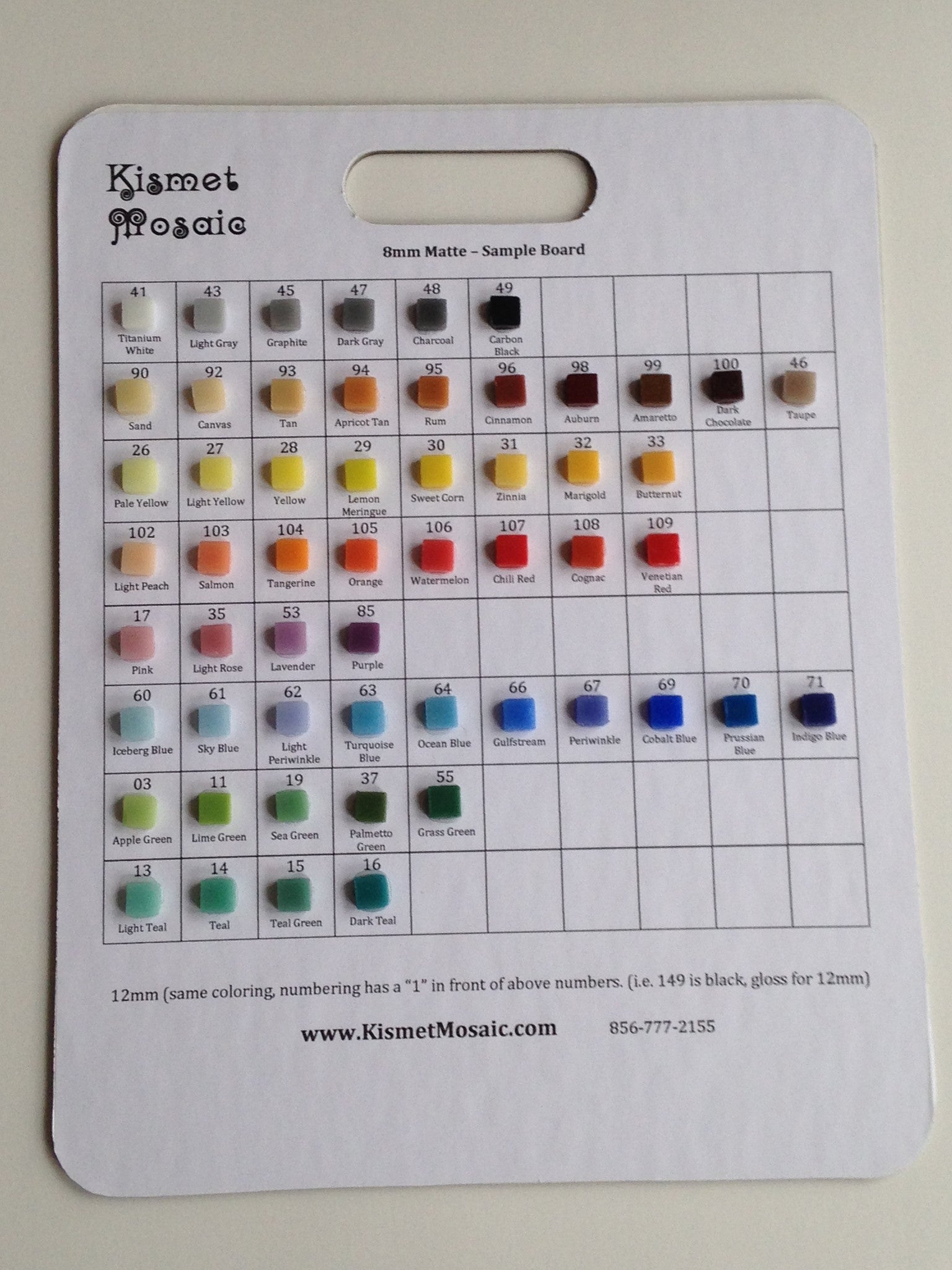 Mosaic Tile Samples – Kismet Mosaic